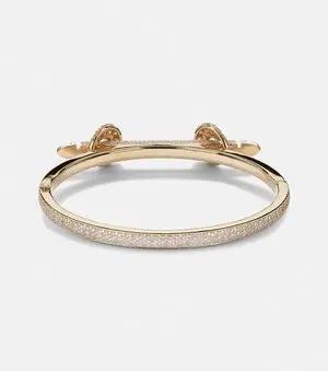 ANANYA 18kt Yellow Diamond And Quartz Chakra Icon Bracelet