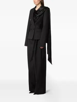 Nina Ricci Draped-scarf Blazer
