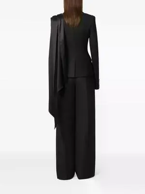 Nina Ricci Draped-scarf Blazer