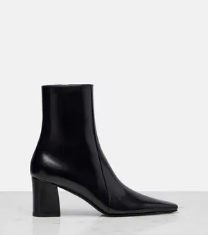 Saint Laurent Rainer Leather Ankle Boots