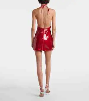David Koma Sequined Minidress
