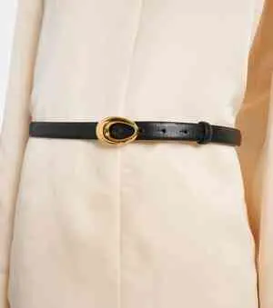 Khaite Olivia Leather Belt