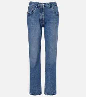 Prada Low-rise Straight Jeans - Blue