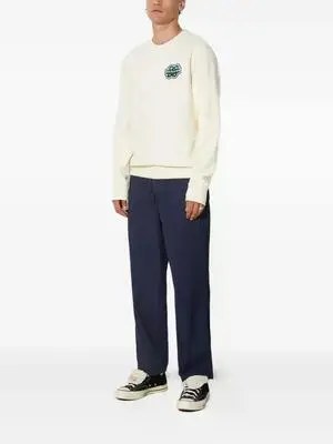 Filling Pieces Embroidered Patch Crew-neck Sweatshirt