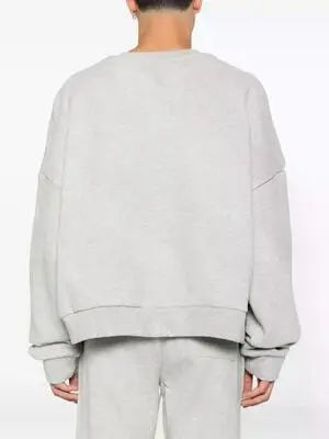 ENTIRE STUDIOS Crew Neck Cotton Sweatshirt - Grey