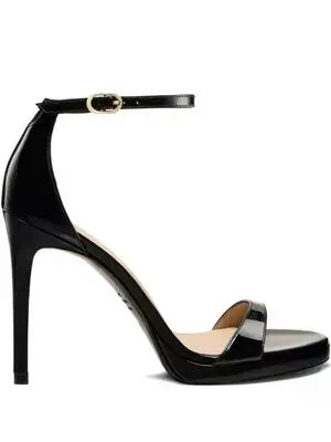 STUART WEITZMAN Platform Ankle-strap Sandals - Black