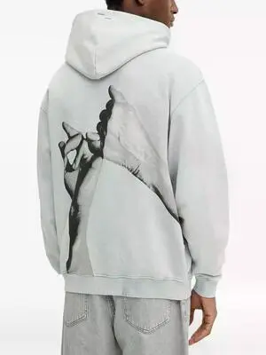 Filling Pieces Embroidered-logo Hoodie