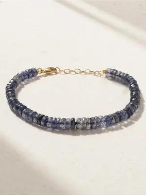 Jia Jia Gold Iolite Beaded Bracelet