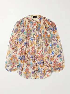 Etro Gathered Blouses