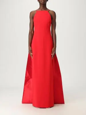 Red Sleeveless Evening Gown