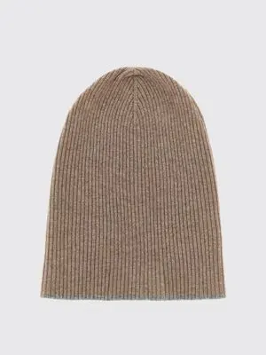 Brunello Cucinelli Ribbed Beanie Beige