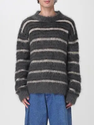 Marni Striped Pullover Sweater - Grey