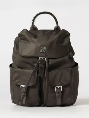Tory Burch Tory Burch Virginia Recycled Nylon Backpack Brown