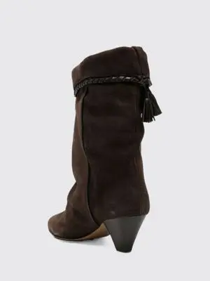 Isabel Marant Étoile Dalby Suede Cone Heel Boots - Brown