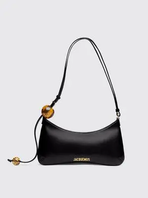 Jacquemus Leather Shoulder Bag - Black