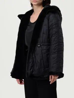 Emporio Armani Fur Coat - Black