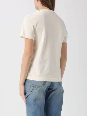 Jacquemus Short Sleeve Stretch-cotton Crewneck T-shirt - Beige