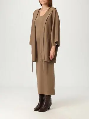 Max Mara Drawstring Hooded Cardigan - Brown