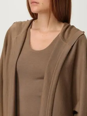 Max Mara Drawstring Hooded Cardigan - Brown