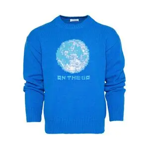 Off-White Onthego Moon Chunky Knit Crewneck