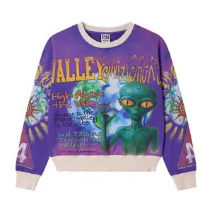 VALE FOREVER Space Alien Crewneck