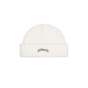 GODSPEED Og Logo Emblem Beanie - White