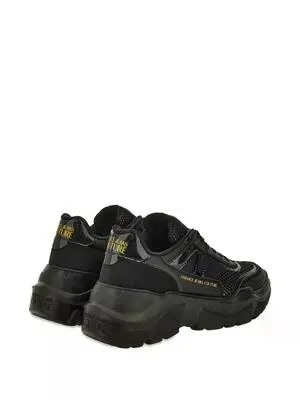 Versace Embellished Platform Sneakers - Black