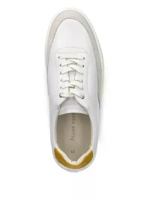Filling Pieces Mondo Squash Leather Sneakers - White
