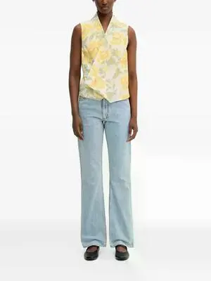 Kenzo Peonies Sleeveless Top