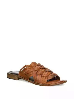 ASTORFLEX Woven Leather Slip-on Sandals