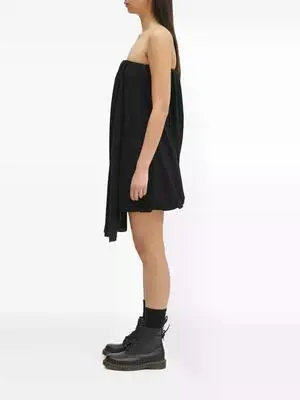 JW Anderson Draped Bustier Strapless Dress