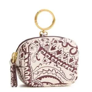 VERA BRADLEY Zip Earbud Bag Charm - Red