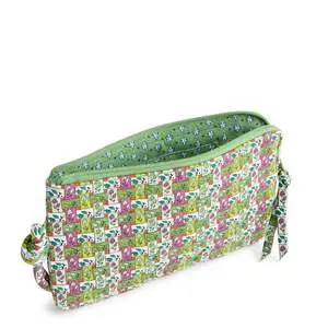 VERA BRADLEY Ribbon Plaid Zip Wristlet
