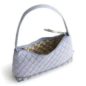 VERA BRADLEY Post Shoulder Bag - Blue