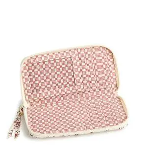VERA BRADLEY Medium Continental Wallet In Rachel Ditsy - Red