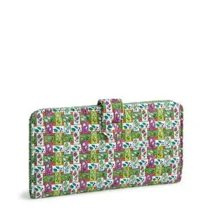 VERA BRADLEY Tab Wallet In Ribbon Plaid - Green