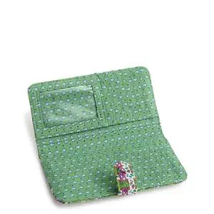 VERA BRADLEY Tab Wallet In Ribbon Plaid - Green