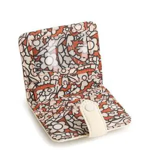 VERA BRADLEY Small Tab Wallet In Pumice Stone