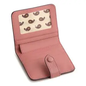 VERA BRADLEY Small Tab Wallet In Withered Rose - Pink