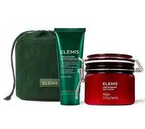 Elemis Island Prep:lime & Ginger Salt Glow & Body Butter 2pc - One-color