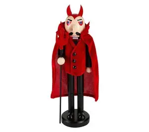NORTHLIGHT Devil Holding Pitch Fork Halloween N Tcracker 14 - One-color