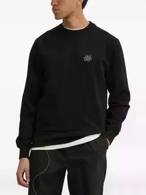 Filling Pieces Embroidered Logo Sweatshirt