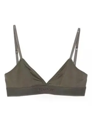 TOM FORD Triangle-shape Bra - Green
