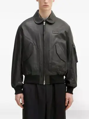 Kenzo Leather Zip-fastening Jacket