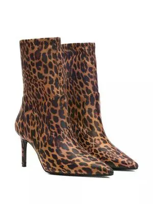 STUART WEITZMAN 100mm Leopard-print Boots