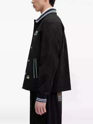 EVISU Pinstripe Varsity Jacket