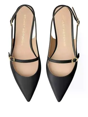 STUART WEITZMAN Slingback Buckle Flats