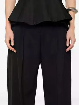 Alexander McQueen Cotton Tapered Trousers