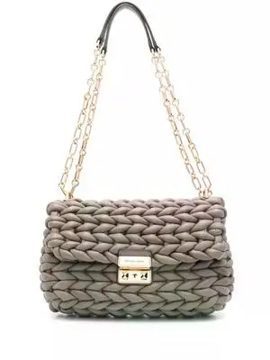 Michael Kors Woven Shoulder Bags