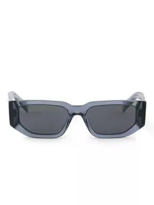 Prada Logo-triangle Sunglasses - Blue